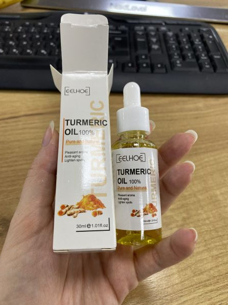 Ser pentru Pete Pigmentare, Riduri & Acnee - Extract de Turmeric si Cu ...